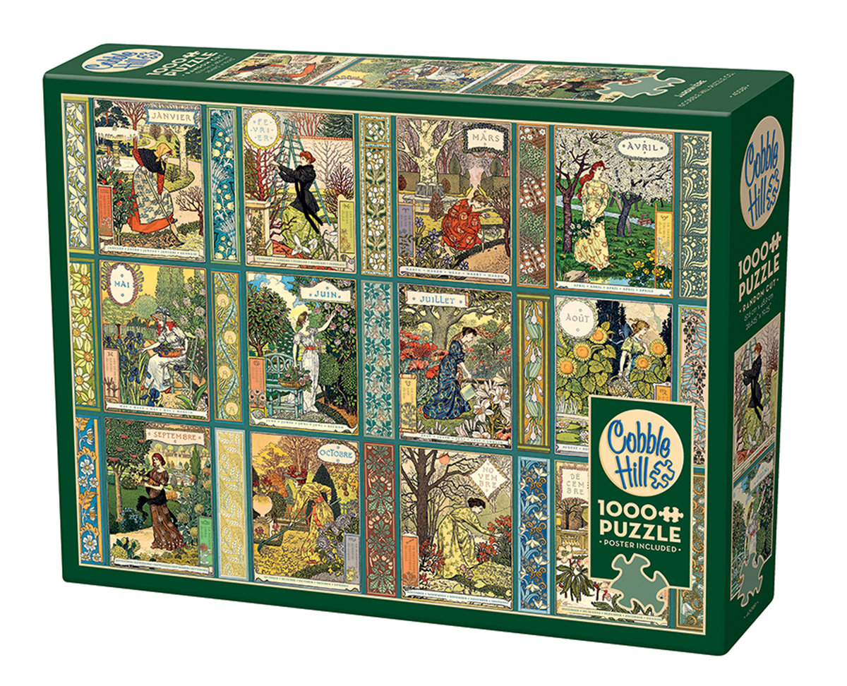Cobble Hill, Puzzle, Kalendarz ogrodnika, 1000 el. - Cobble Hill ...