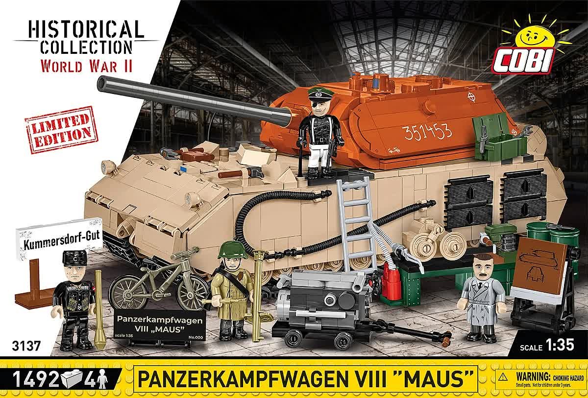 COBI 3137 Panzerkampfwagen VIII Maus+bonusy - COBI | Sklep EMPIK.COM