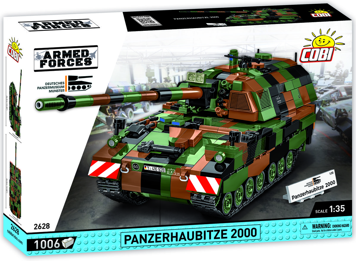 COBI ARMED FORCES PANZERHAUBITZE-2000 1006 KL., COBI-2628 - COBI ...