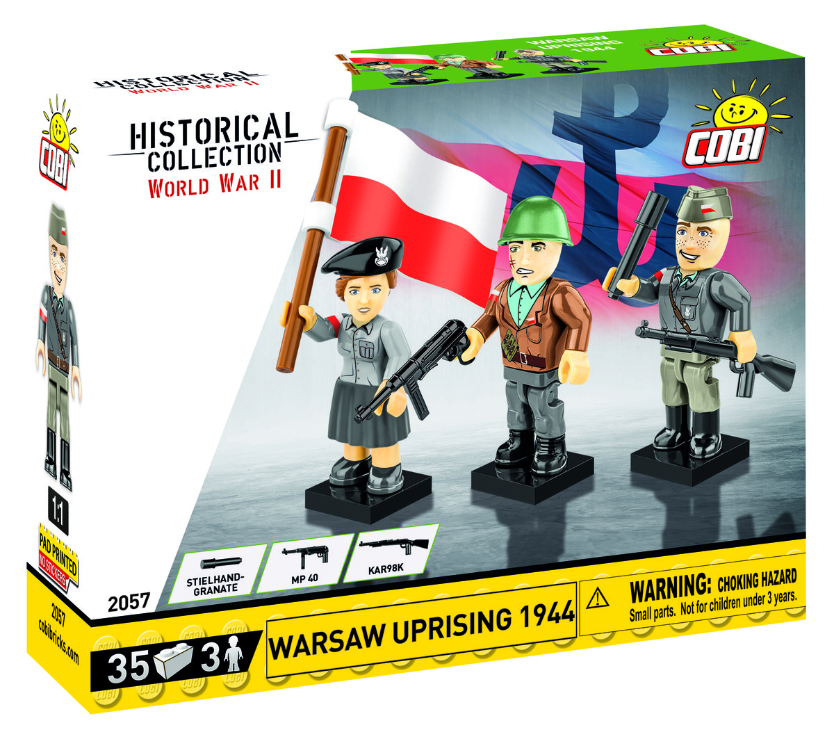 Cobi, Historical Collection Wwii, Figurki 3Pak August 1, 1944 Wars ...
