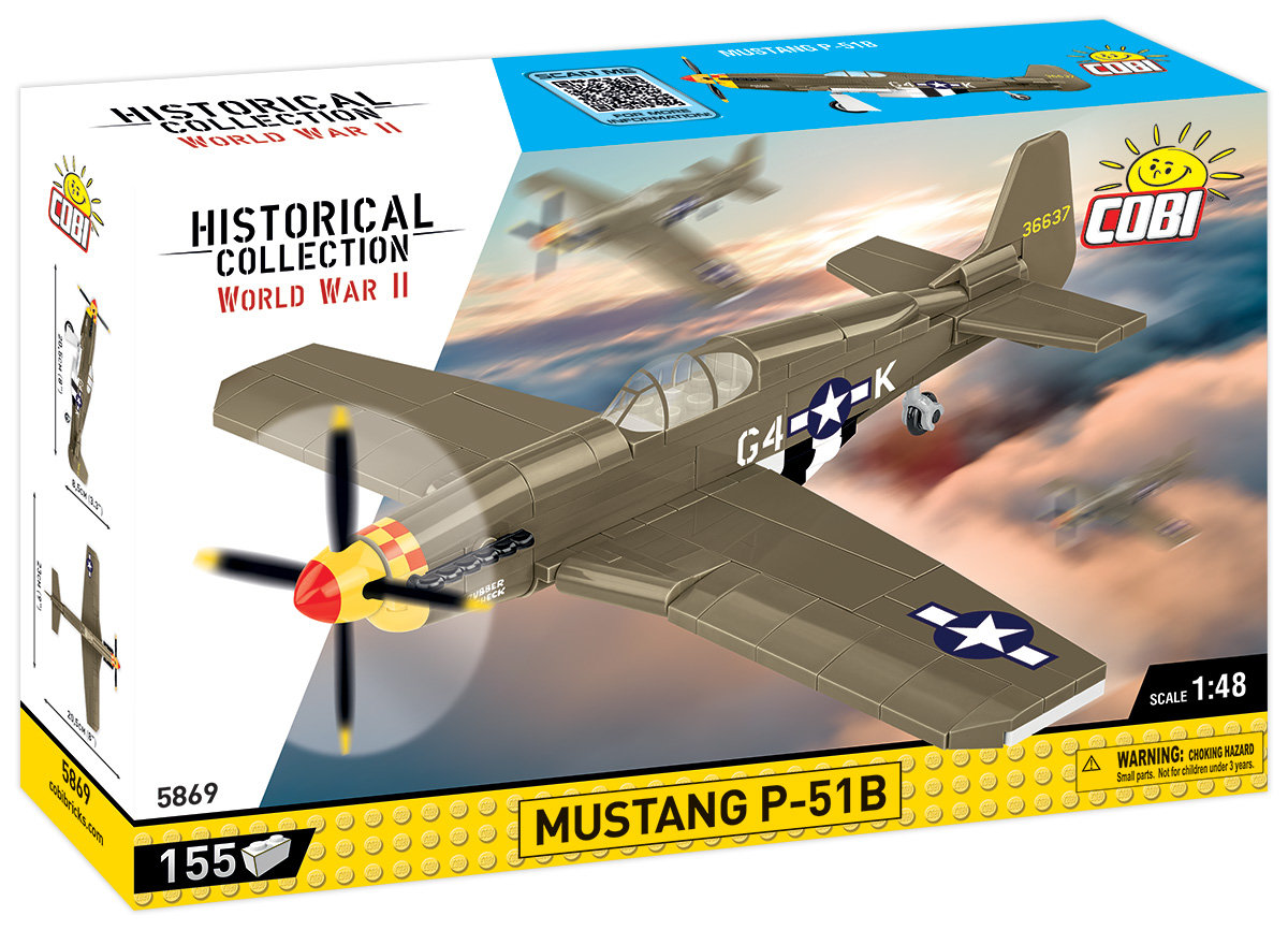 Cobi Historical Collection Wwii, Samolot Mustang P-51B 155 Kl., Cobi ...