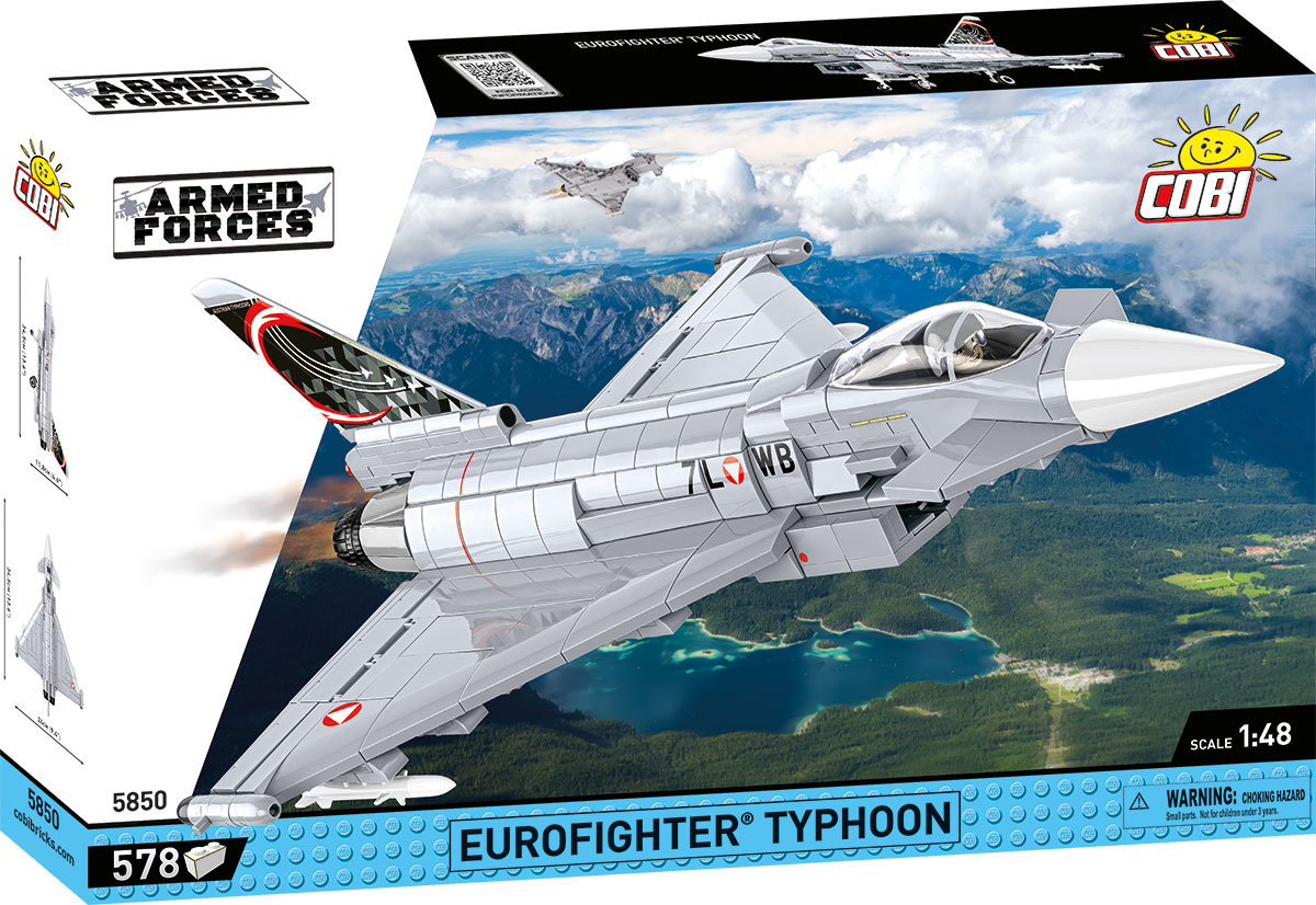 Cobi, klocki, Armed Forces, Eurofighter Typhoon Aus., 5850 - COBI ...