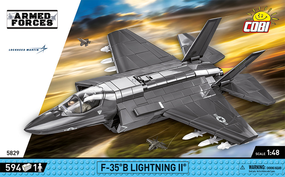 Cobi, klocki, Armed Forces, samolot myśliwski, F-35B LIGHTNING II (USAF ...