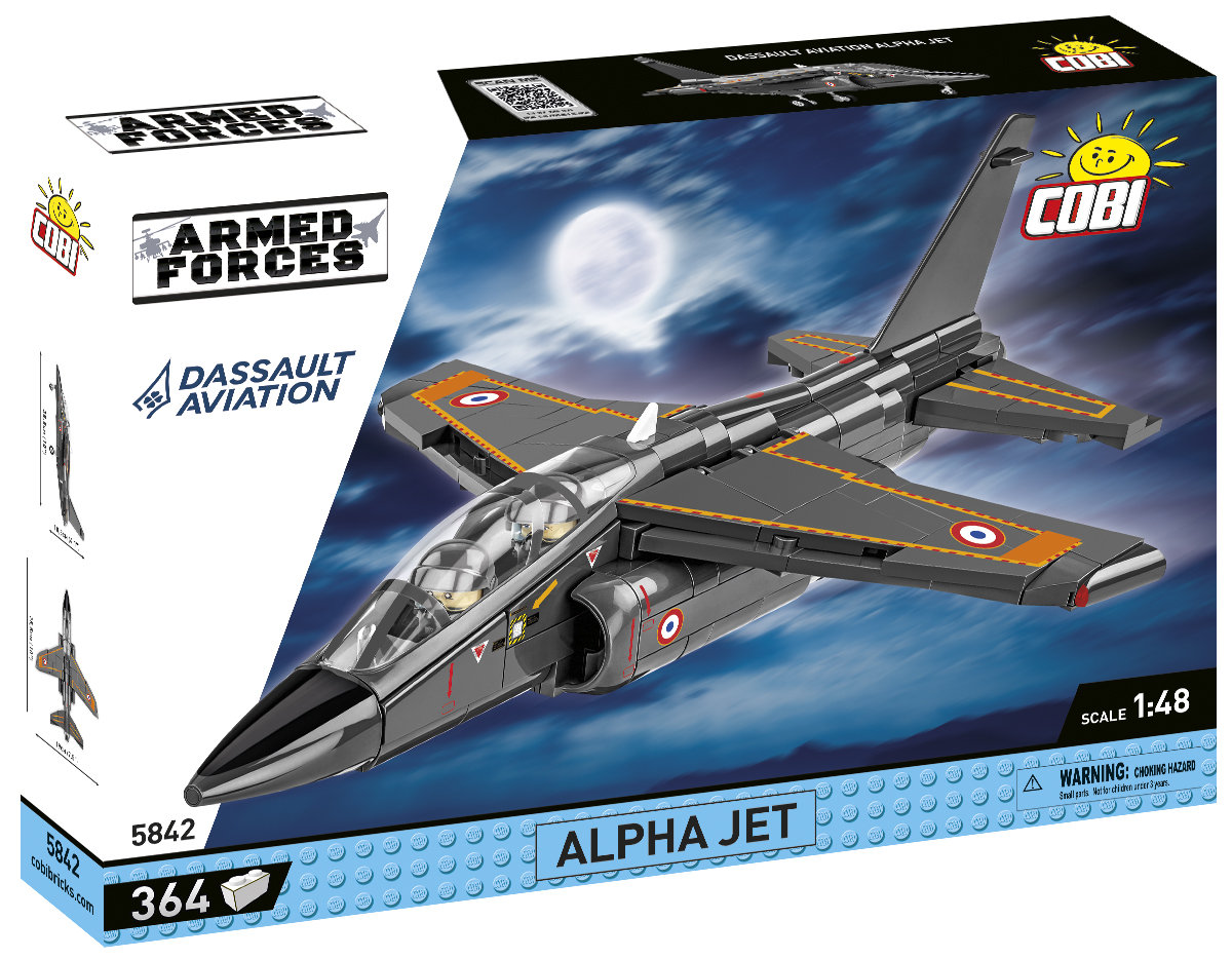 Cobi, klocki, Armed Forces Samolot szturmowy ALPHA JET, 5842 - COBI ...