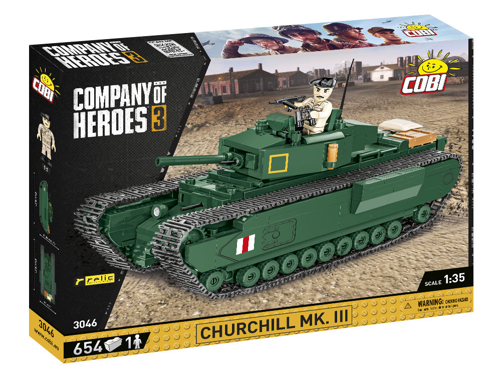 Cobi, klocki, Comapny of Heros 3, CHURCHILL MK.III, 3046 - COBI | Sklep ...