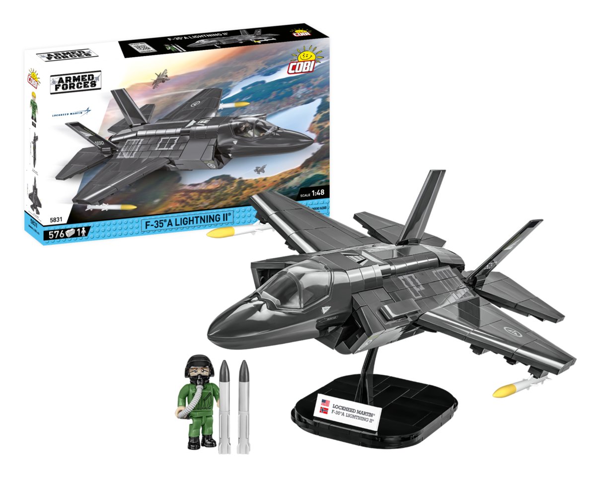 Cobi, klocki, Samolot Myśliwiec F-35A Lightning Ii Norge, 5831 - COBI ...