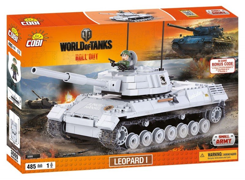 Cobi, World Of Tanks, klocki Czołg Leopard I, COBI-3009 - COBI | Sklep ...