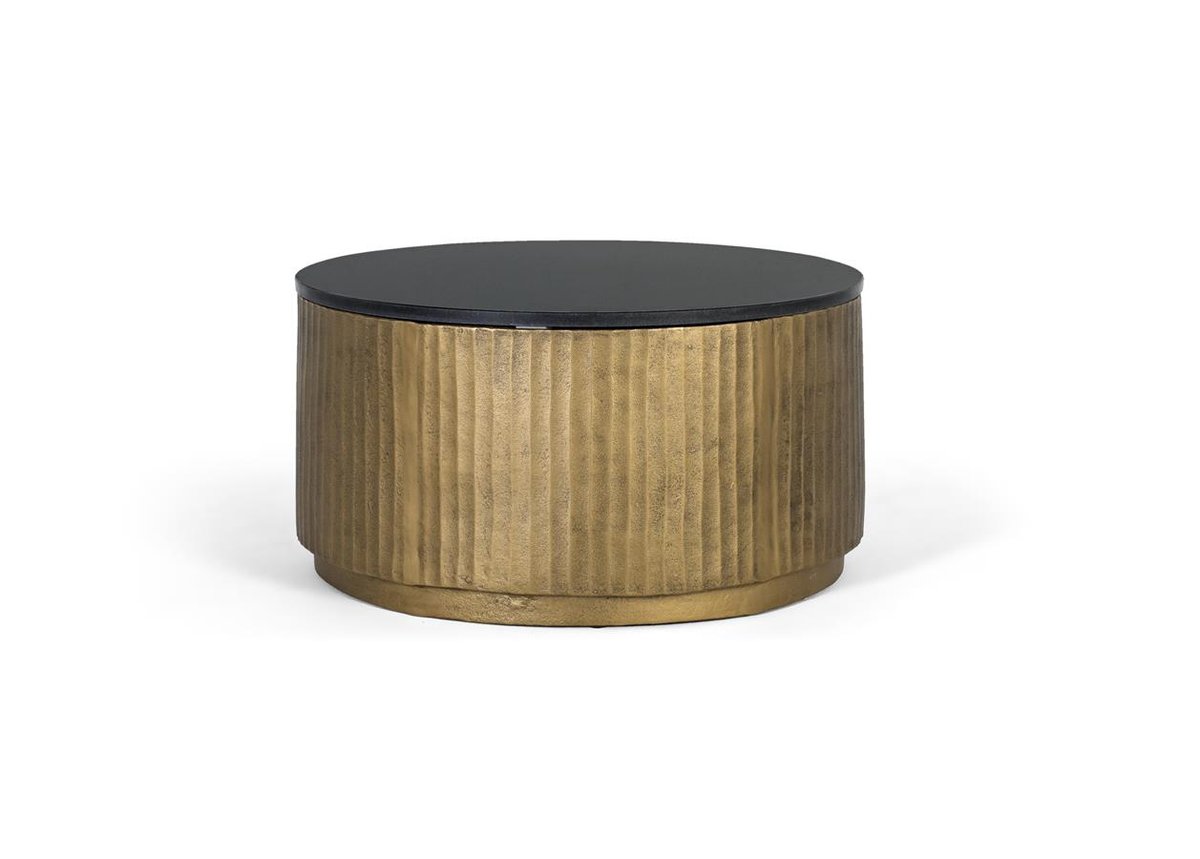 Coffee table with granite top, 80 cm diameter - giner and colomer ...