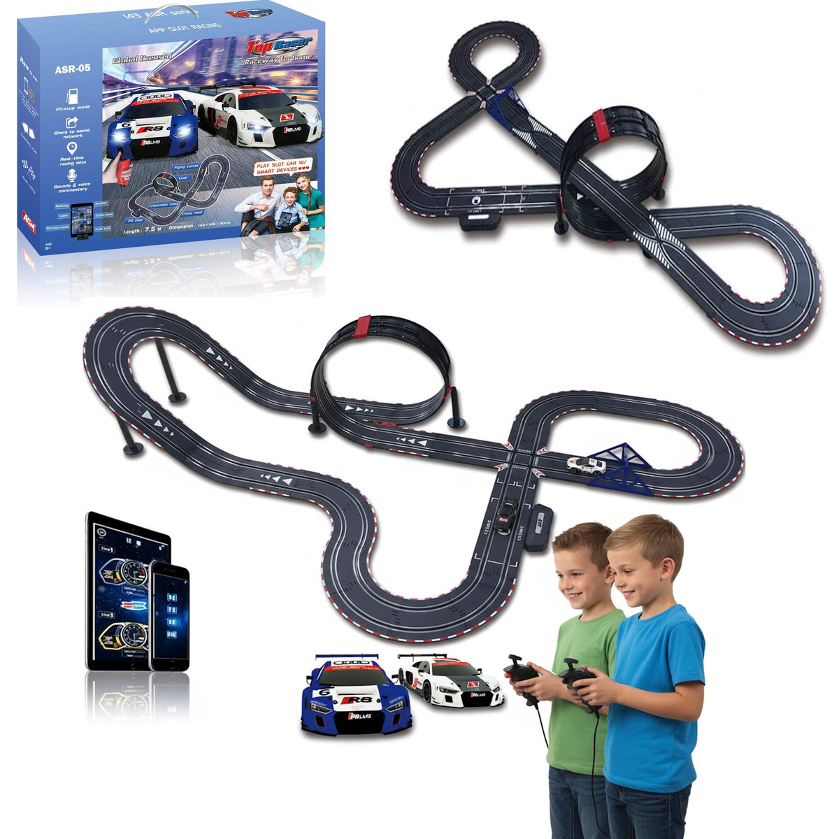 COIL Tor wyścigowy samochodowy audi 1:43 7.5m - COIL | Sklep EMPIK.COM