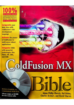 ColdFusion MX Bible plus płyta CD - Opracowanie zbiorowe | Książka w Empik
