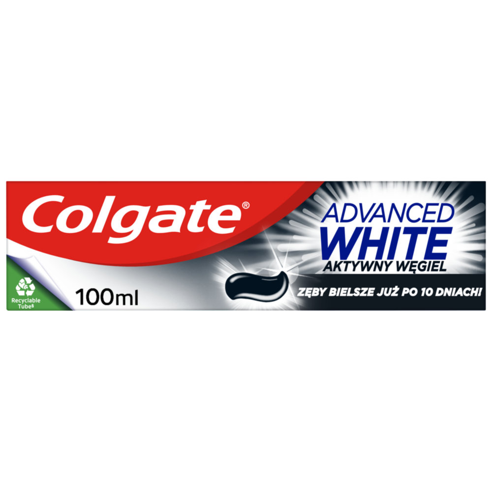 Colgate, Advanced White Charcoal , Pasta Do Zębów, 100 Ml | Sklep EMPIK.COM