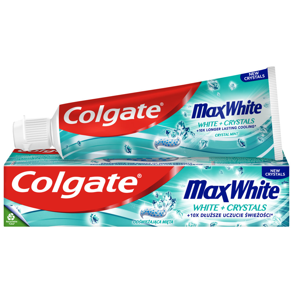 Colgate Max White White Crystal Pasta Do Zębów 75 Ml | Sklep EMPIK.COM