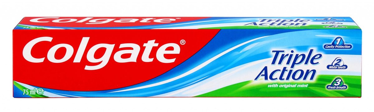 Colgate Pasta 75ml Triple Action Original Mint | Sklep EMPIK.COM