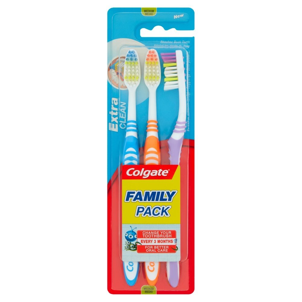 Colgate Szczoteczka Extra Clean Medium 3 Pack | Sklep EMPIK.COM