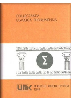 Collectanea Classica Thorunensia - | Książka w Empik