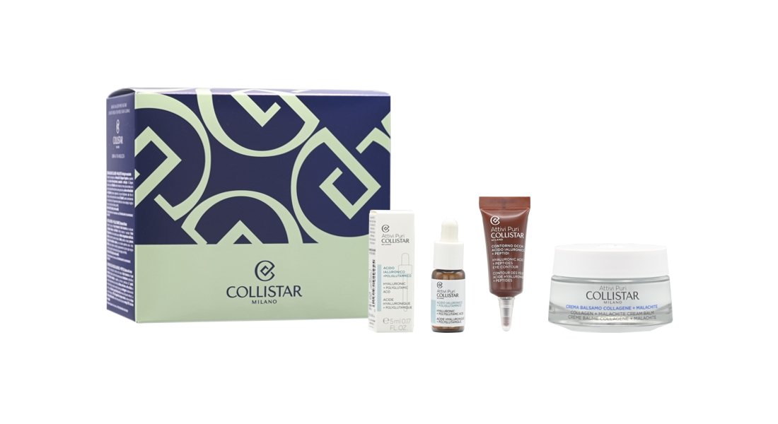 Collistar Set (Pure Actives Cream Conditioner Collagen & Malachite 50ml ...