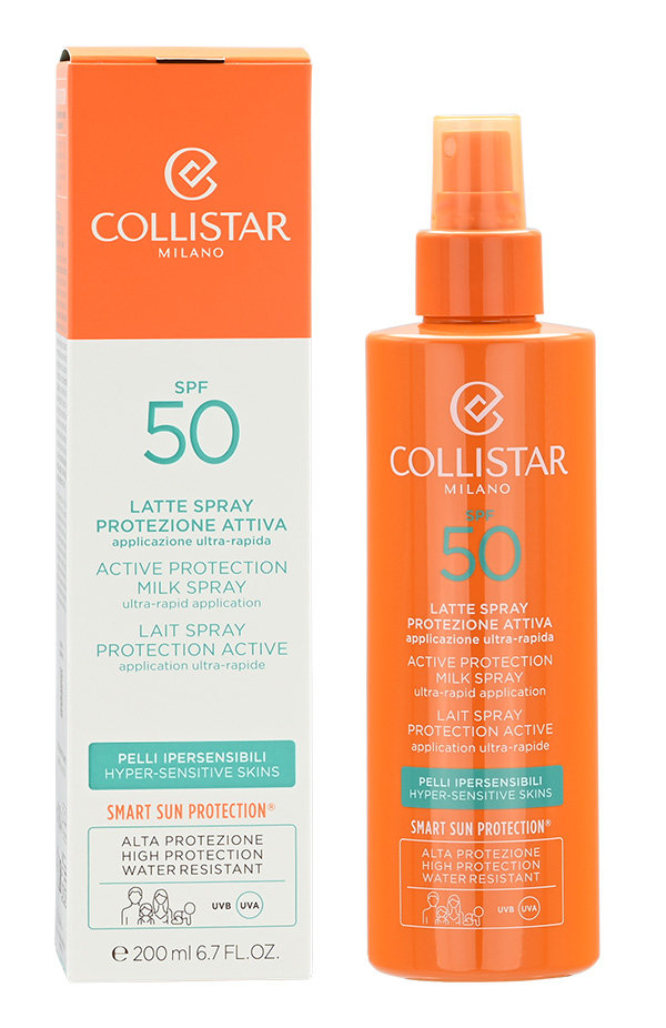 Collistar Tanning Moisturizing Milk Spray Hyper-sensitive Skin Spf50 ...