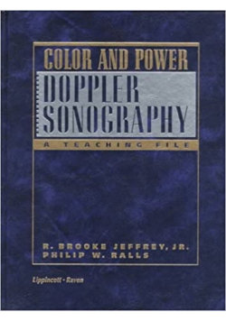 Color and power Doppler Sonography A Teaching File - | Książka w Empik