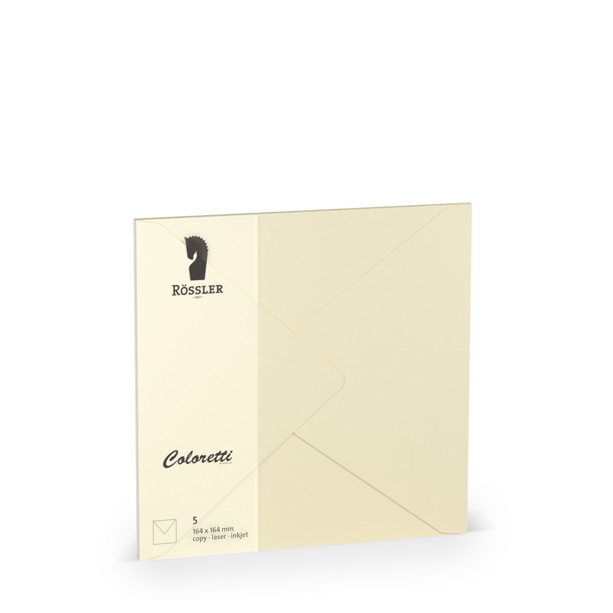 Coloretti Duża Koperta Kwadratowa 5 Szt. Kremowa - Grupo Erik | Sklep ...