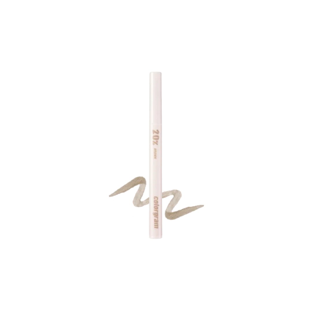 Colorgram Shade Re-Forming Brush Liner #01 20% Brown 0.5 g - brązowy ...
