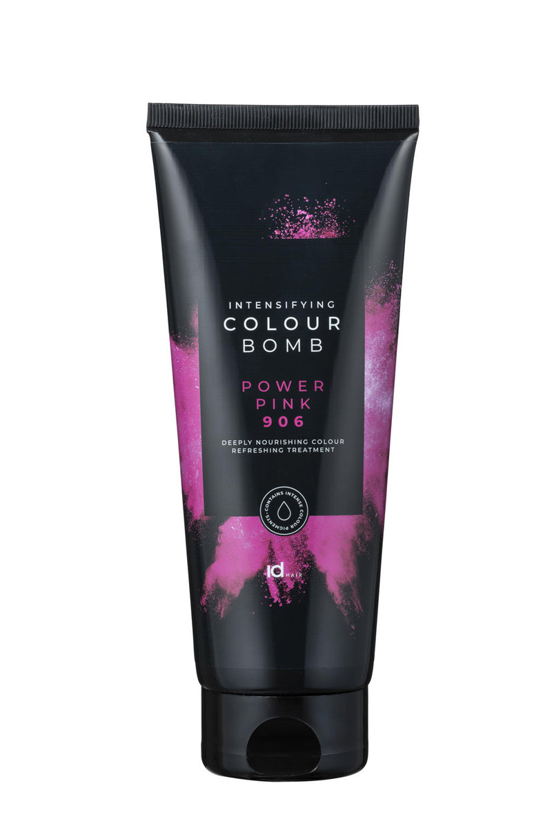 Colour Bomb, Odżywka koloryzująca z keratyną i wit.B5, 906 Mocny Róż ...