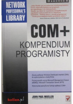 COM + Kompendium programisty - John Paul Mueller | Książka w Empik