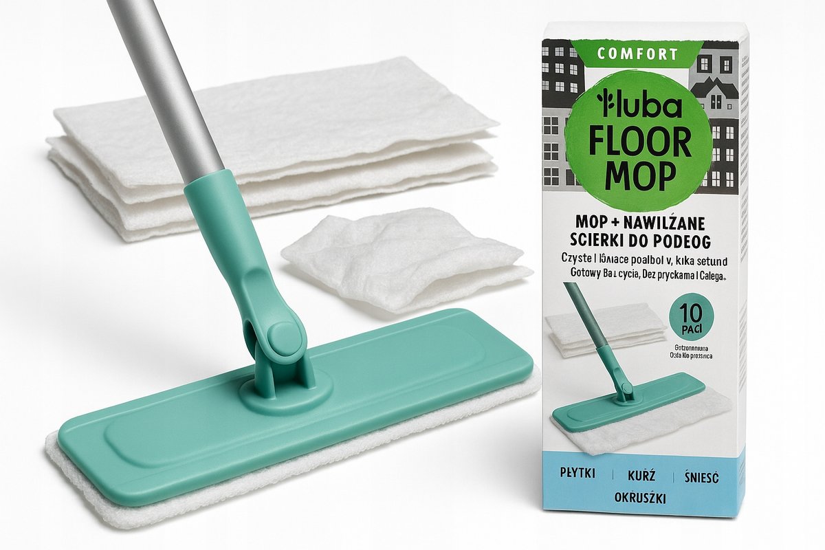 Comfort FLOOR MOP nawilżane ścierki do podłóg Uniwersalnych - Luba ...
