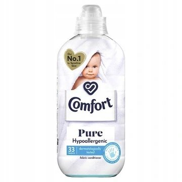Comfort PURE HYPOALLERGENIC Płyn do płukania tkanin 33 prań UK - inna ...