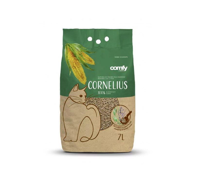 Comfy, Żwirek dla kotów Cornelius 7L Zapach Ziół - Aquael | Sklep EMPIK.COM