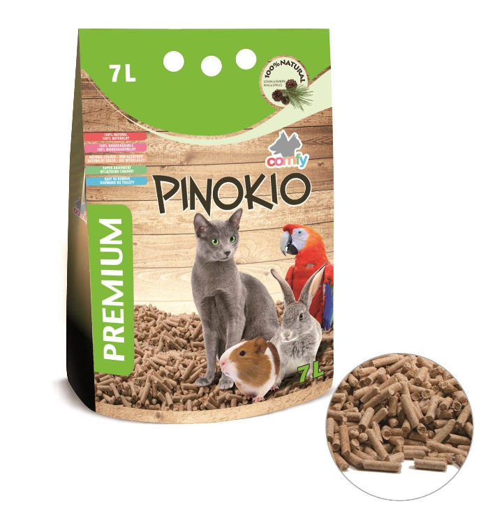 Comfy, Żwirek dla kotów Pinokio Drewniany 7L - Comfy | Sklep EMPIK.COM