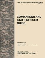 Commander and Staff Officer Guide - Department Of The Army U. S ...