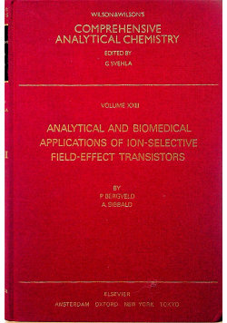 Comprehensive analytical chemistry Volume XXIII - | Książka w Empik