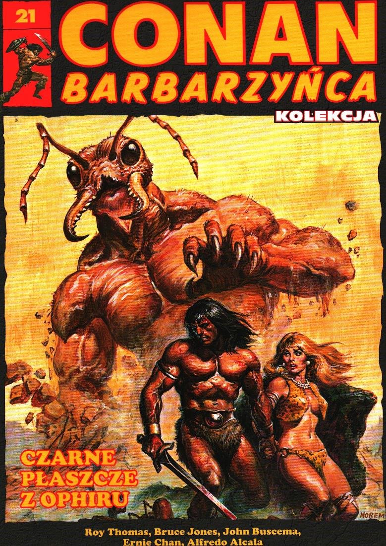 Conan Barbarzyńca. Czarne Płaszcze z Ophiru Tom 21 - Opracowanie zbiorowe | Książka w Empik
