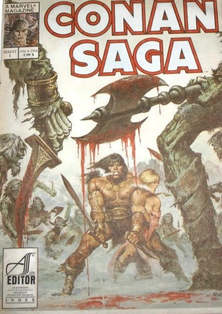 Conan Saga Zeszyt 1 - Opracowanie zbiorowe | Książka w Empik