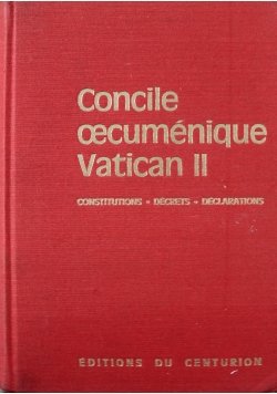 Concile oecumenique Vatican II - Opracowanie zbiorowe | Książka w Empik