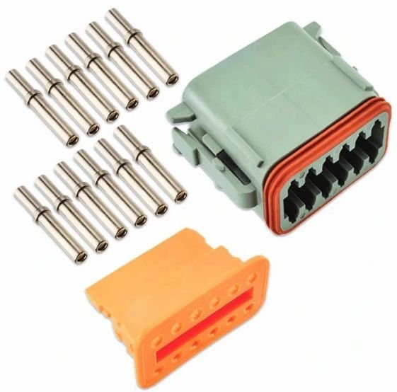 Connect Consumables Złącze żeńskie DEUTSCH DT 12 Pin zestaw - 14 ...