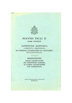 Constitutio Apostolica. Sapientia Christiana - | Książka w Empik