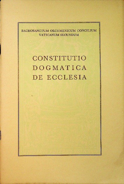 Constitutio dogmatica de ecclesia - W opisie | Książka w Empik