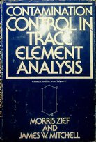 Contamination Control in Trace Element Analysis - Opracowanie zbiorowe ...