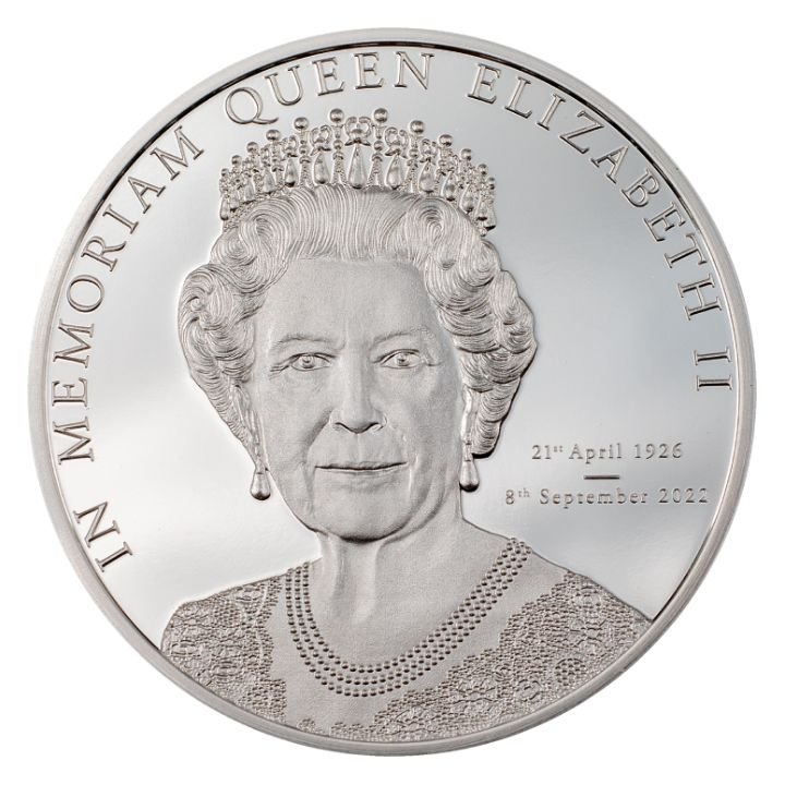 Cook Islands: In Memoriam Queen Elizabeth II 1 uncja Srebra 2022 Proof ...