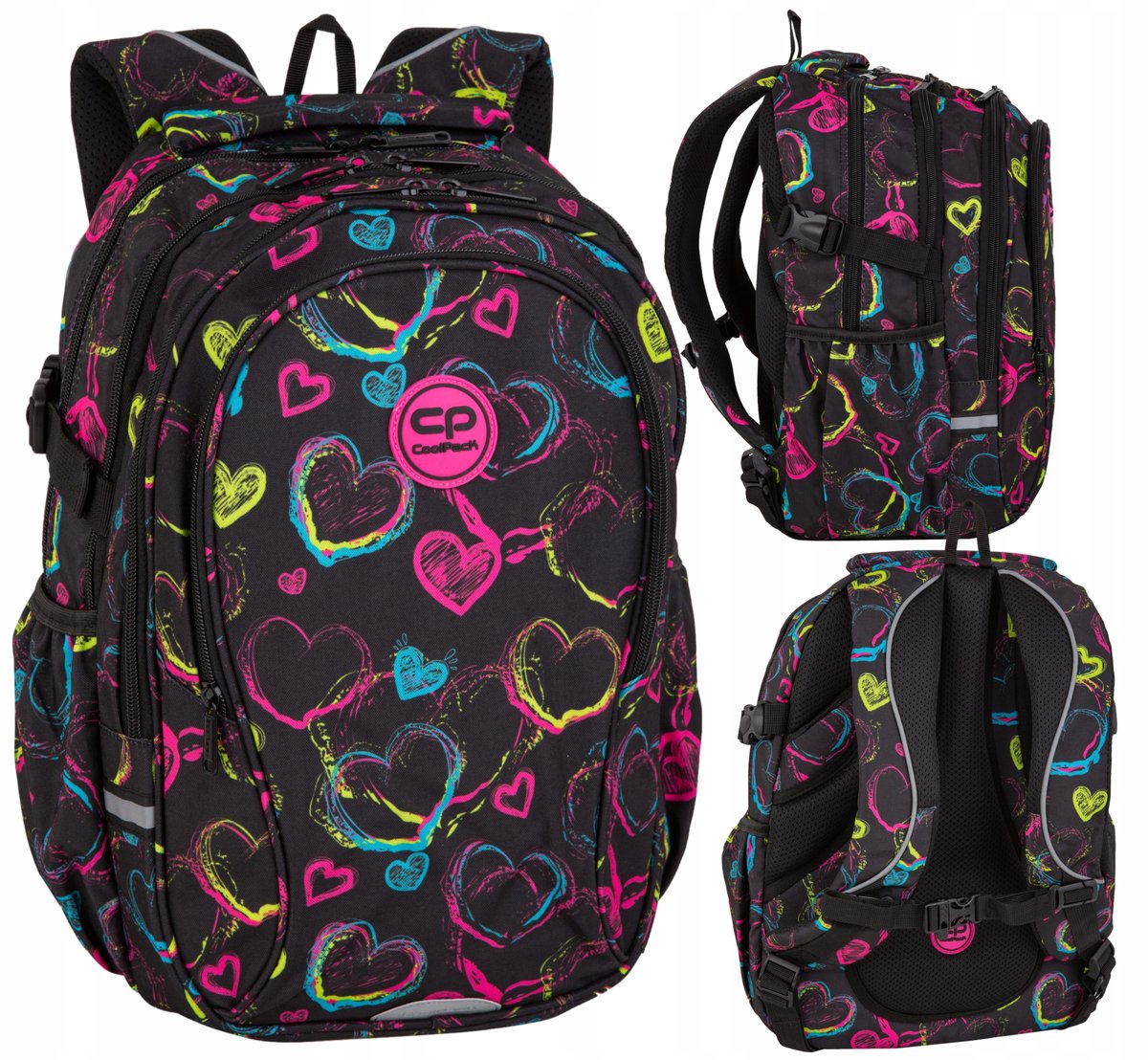 COOLPACK PLECAK SZKOLNY MŁODZIEŻOWY FACTOR SERDUSZKA - CoolPack | Sklep EMPIK.COM