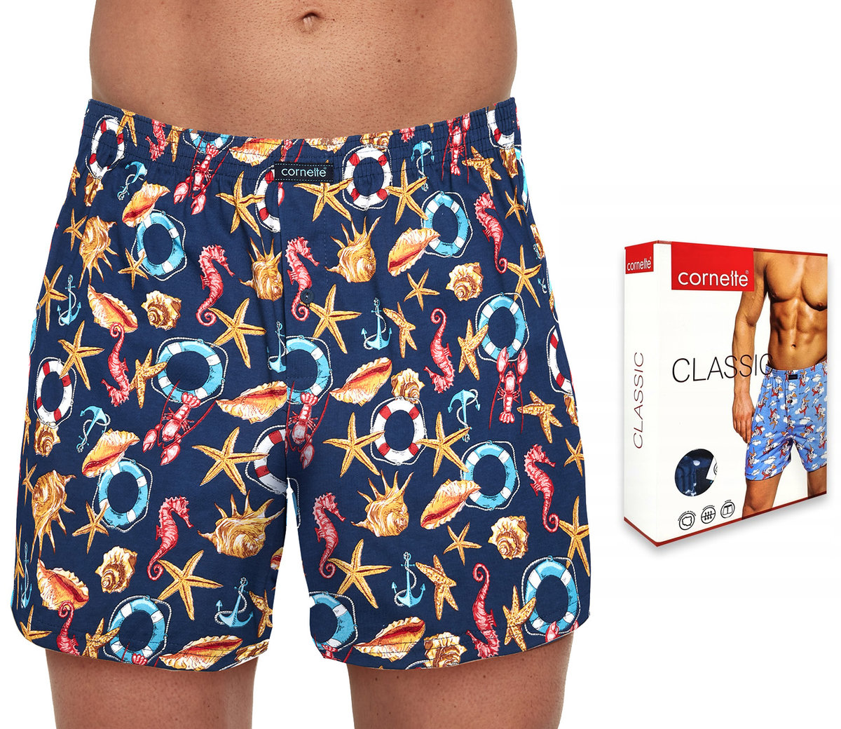 CORNETTE BOKSERKI CLASSIC luźne dużo wzorów XXL - Inna marka | Moda ...