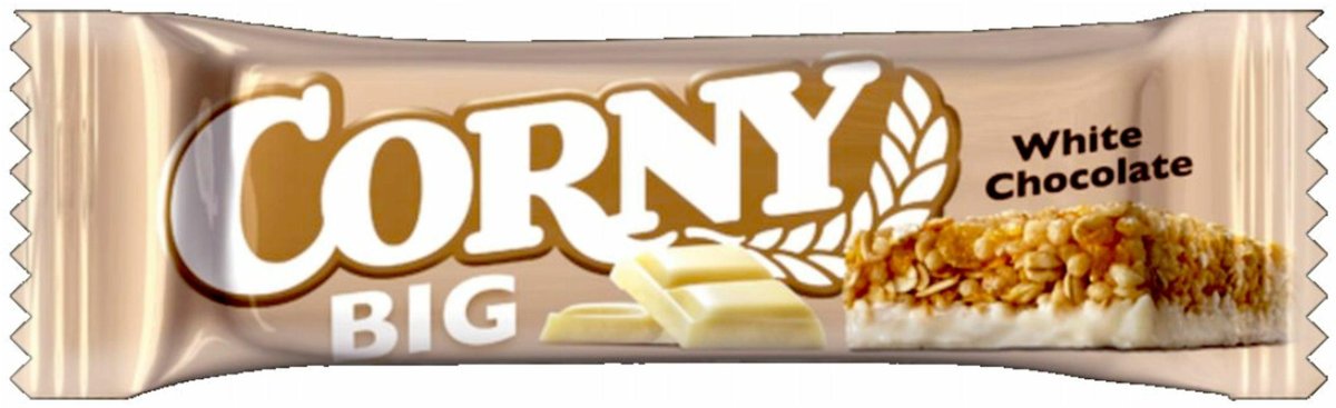 CORNY Baton Zbożowy Biała Czekolada 40g - Inna marka | Sklep EMPIK.COM