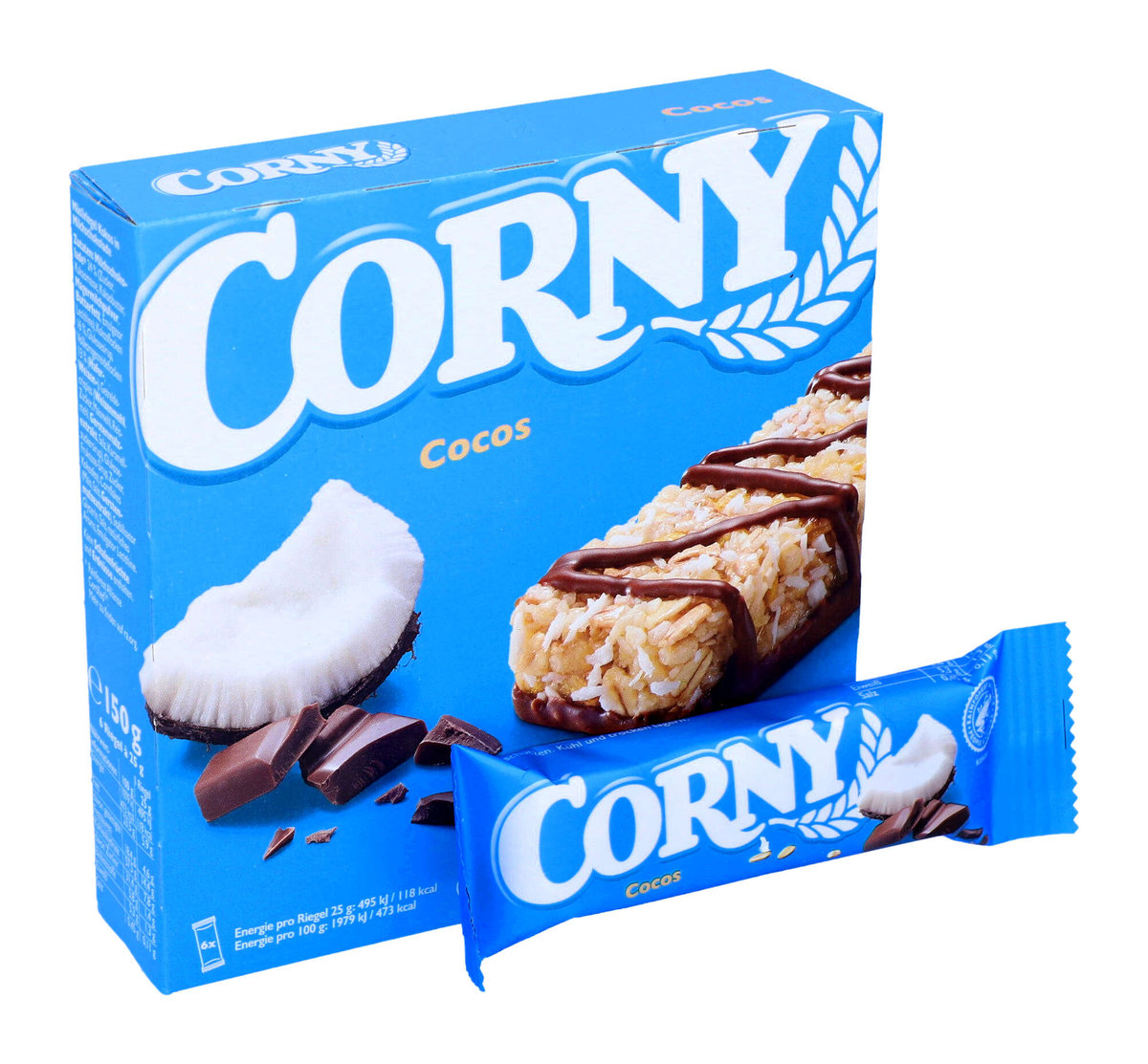 Corny, baton zbożowy, kokosowy, 6 sztuk - Corny | Sklep EMPIK.COM