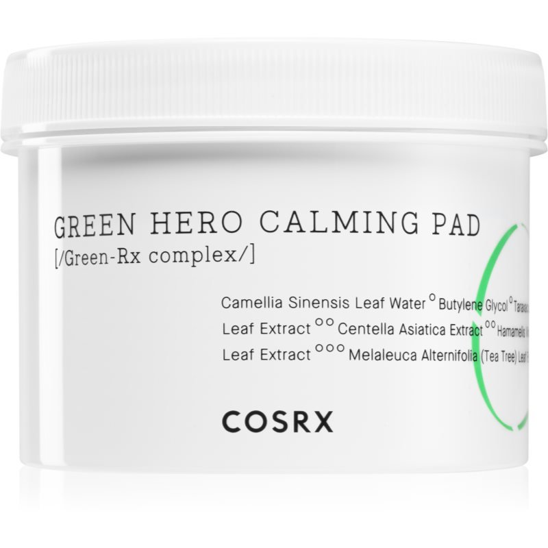 Cosrx One Step Green Hero Calming intensywnie rewitalizujące płatki pod ...