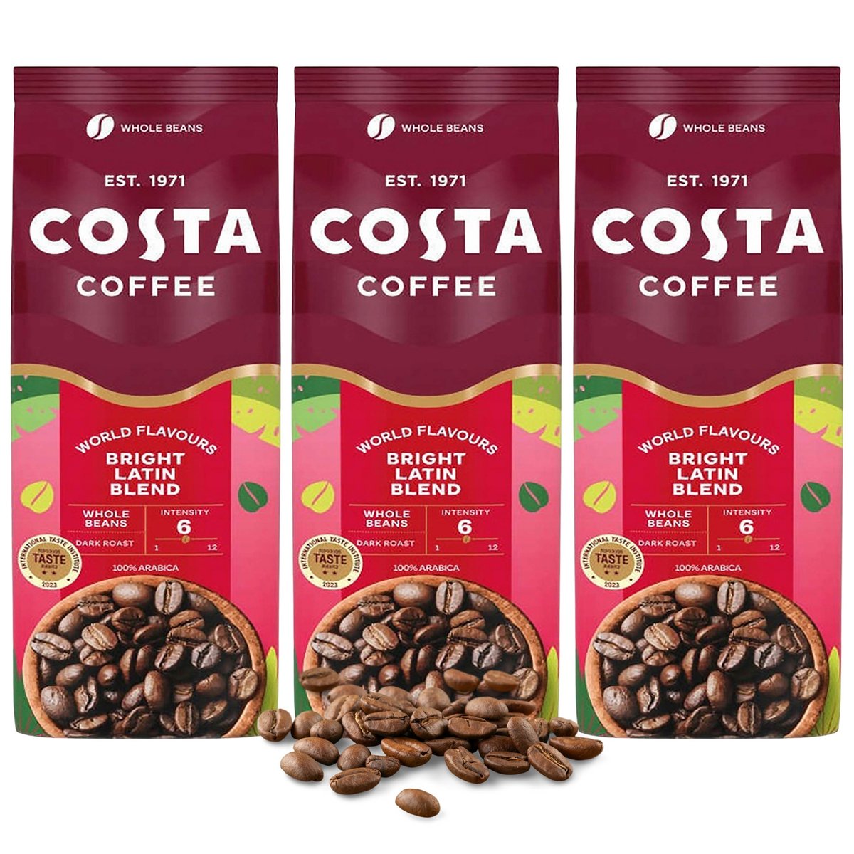 Costa Coffee Kawa Bright Blend Medium Ziarnista, Coffee Beans 3 kg ...