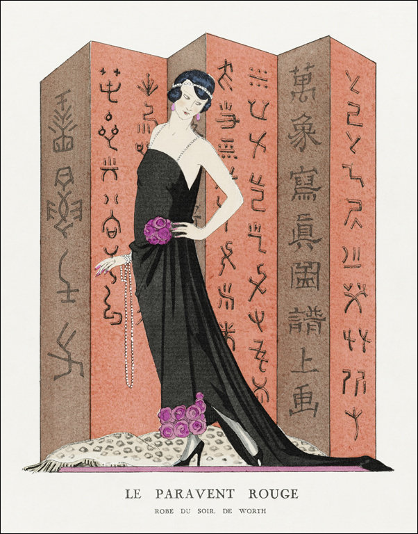 Costumes Parisiens, George Barbier - plakat 21x29,7 cm - Galeria ...
