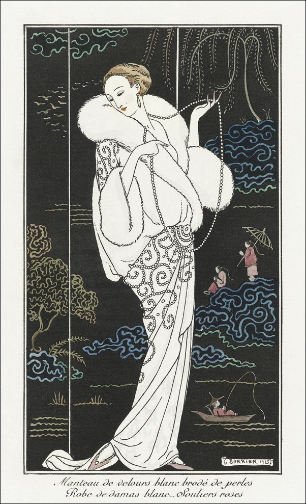 Costumes Parisiens, George Barbier - plakat 60x80 cm - Galeria Plakatu ...