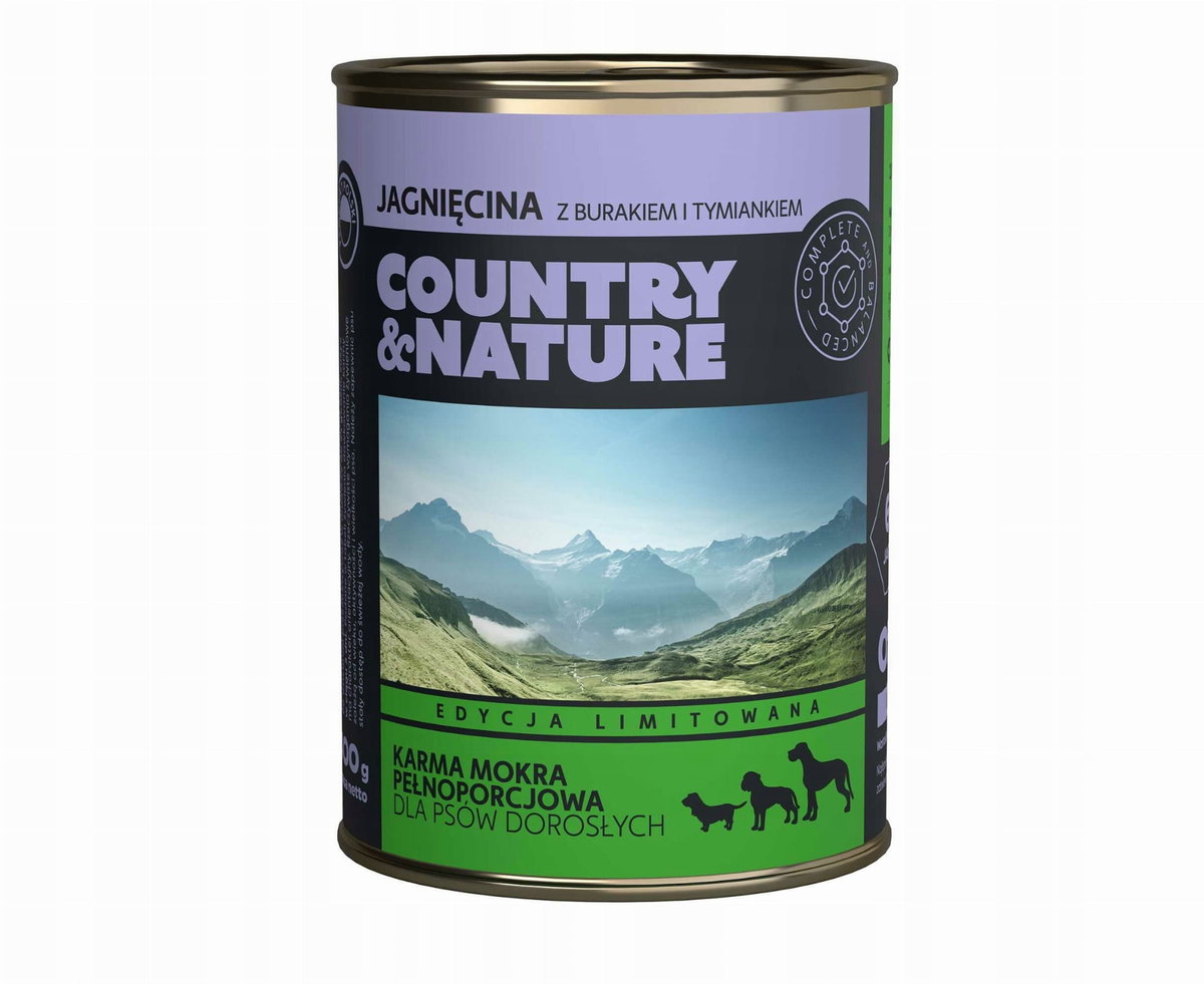 Country Nature Grain Free Jagnięcina&Burak 400G - COUNTRY&NATURE ...