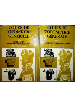 Cours de topometrie generale Tom 1 i 2 - | Książka w Empik